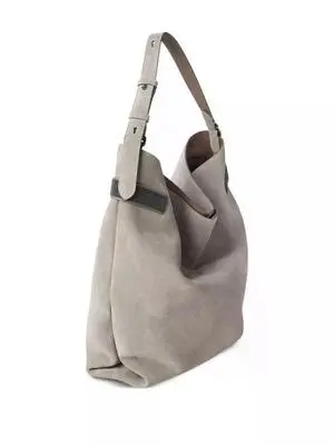 Brunello Cucinelli Suede Shoulder Bag