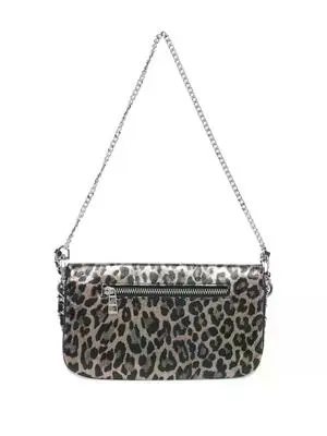 Zadig&Voltaire Nano Rock Leopard-effect Shoulder Bag - Grey
