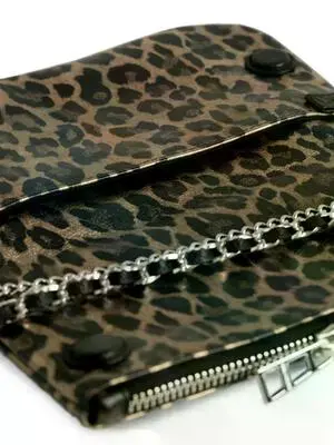 Zadig&Voltaire Nano Rock Leopard-effect Shoulder Bag - Grey