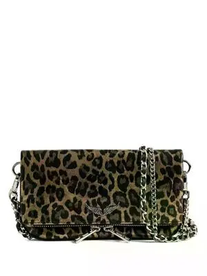 Zadig&Voltaire Nano Rock Leopard-effect Shoulder Bag