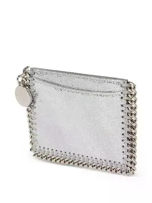 Stella McCartney Falabella Chain-embellished Card Holder - Silver