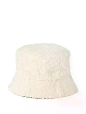 Brunello Cucinelli Textured Bucket Hat - Neutrals