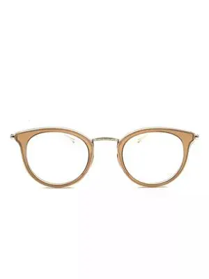 KAME MANNEN Round Frame Eyeglasses - Neutrals