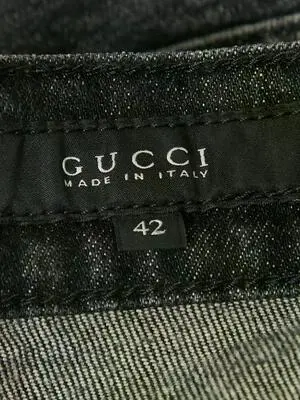 Gucci Embellished Denim Shorts