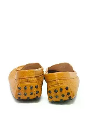 TOD'S Leather Loafers - Yellow