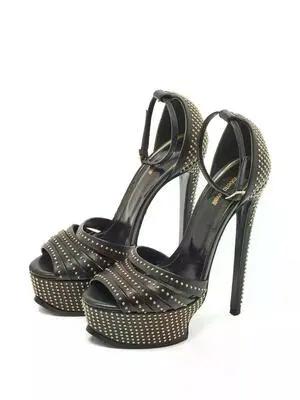 Roberto Cavalli Studded Platform Stiletto Sandals