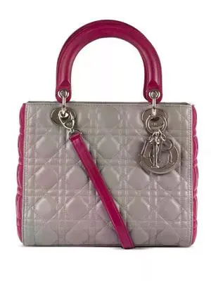 Dior Lady Cannage Handbag - Grey