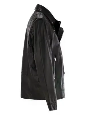 DONDUP Leather Biker Jacket