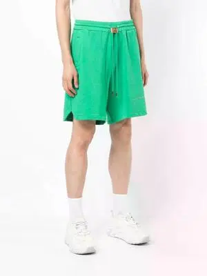 Buscemi Embroidered Logo Cotton Track Shorts