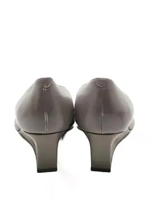 TOD'S Wedge Leather Pumps