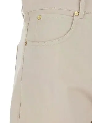 Max Mara Beige Cotton Trousers
