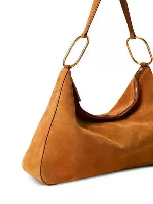 TWINSET Liliane Ring Detail Shoulder Bag - Brown