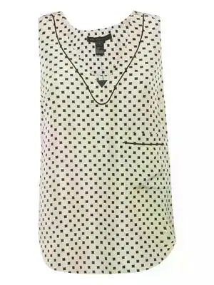 Marc Jacobs Printed Silk Blouse - Neutrals
