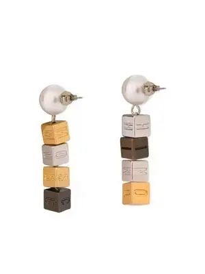 Moschino Beaded Drop Earrings