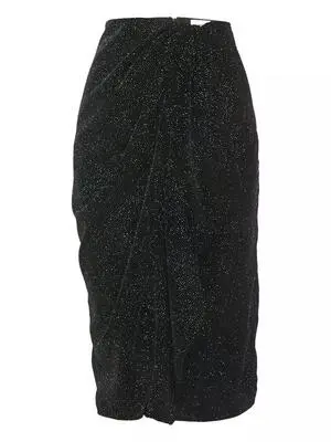 MARANT ETOILE Glitter Embellishment Midi Skirt