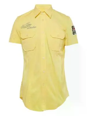 Dsquared2 Short-sleeve Buttons-fastening Shirt - Yellow
