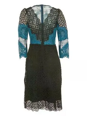 Sandro Lace-pattern Midi Dress - Black