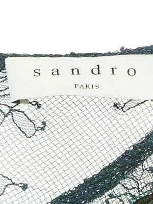 Sandro Lace-pattern Midi Dress