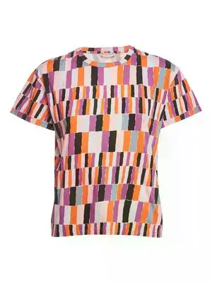 Emilio Pucci Allover Print Short Sleeve T-shirt - Pink