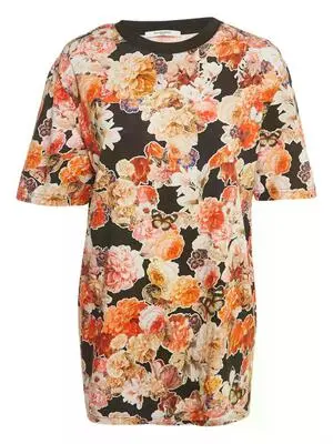 Givenchy Floral-graphic T-shirt - Black