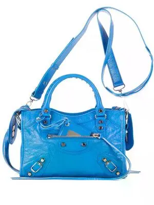 Balenciaga Studded Leather Tote Bag