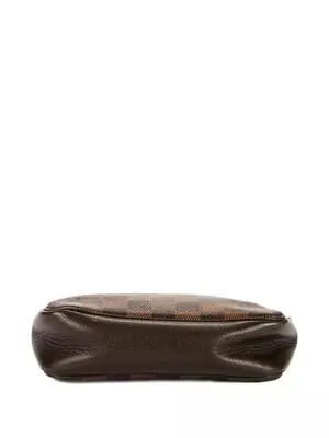LOUIS VUITTON Damier Ebène Canvas Pochette Shoulder Bag - Brown