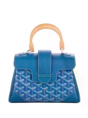 Goyard 2000s Chevron Top Handle Bag