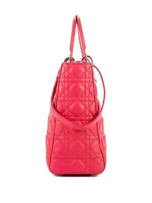 Dior 2010s Quilted Shoulder Bag - Pink