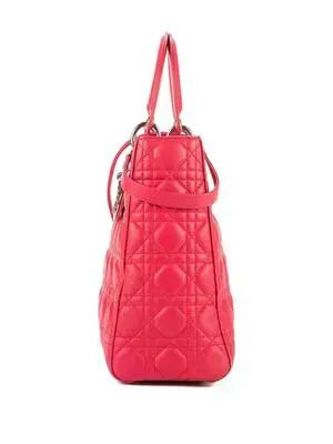 Dior 2010s Quilted Shoulder Bag - Pink