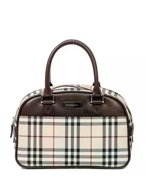 Burberry 2000 House Check Tote Bag - Neutrals