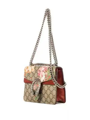 Gucci Floral Gg Canvas Shoulder Bag