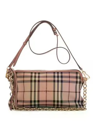 Burberry Check Chain Shoulder Bag