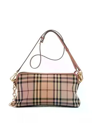 Burberry Check Chain Shoulder Bag