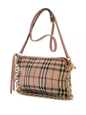 Burberry Check Chain Shoulder Bag