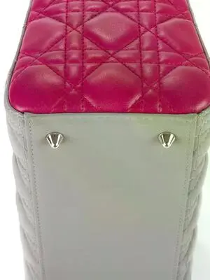 Dior Lady Medium Tote Bag - Grey