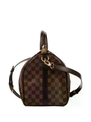 LOUIS VUITTON Damier Ebène Speedy Travel Bag