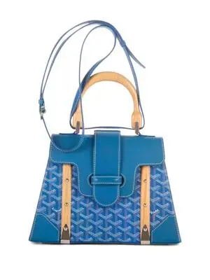Goyard Saigon Pm Patterned Tote Bag - Blue