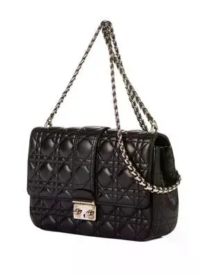 Dior Quilted Leather Chain Strap Crossbody Bag