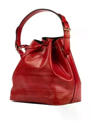 LOUIS VUITTON Petit Noé Bucket Bag - Red