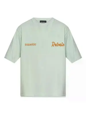 Dsquared2 Embroidered Graphic T-shirt - Green