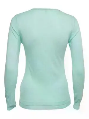 Roberto Cavalli V-neck Long Sleeve Top