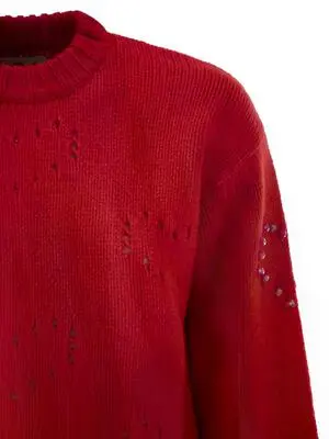 MC2 SAINT BARTH Danya Heart-motif Jumper
