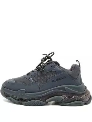 Balenciaga Triple S Clear Sole Sneakers - Grey