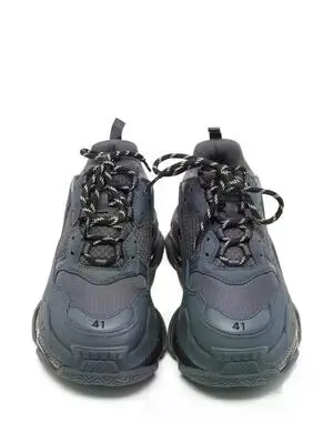 Balenciaga Triple S Clear Sole Sneakers - Grey
