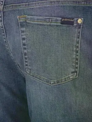 7 For All Mankind Five-pocket Jeans With Rolled Hems