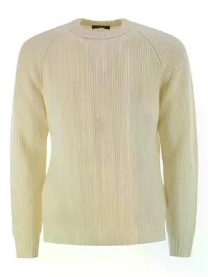 Peserico Ribbed Knit Crew Neck Sweater