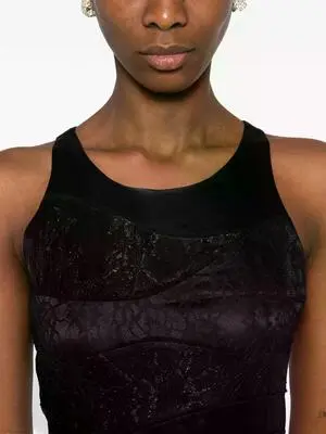 Botsí Lace And Satin A-line Dress