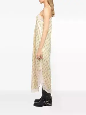 Zadig&Voltaire Ristyl Flower Sequined Midi Dress
