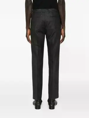 MAISON MARGIELA Drawstring Tailored Trousers - Grey