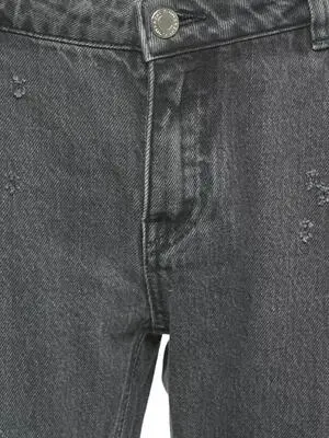 Givenchy Distressed Denim Straight Leg Jeans